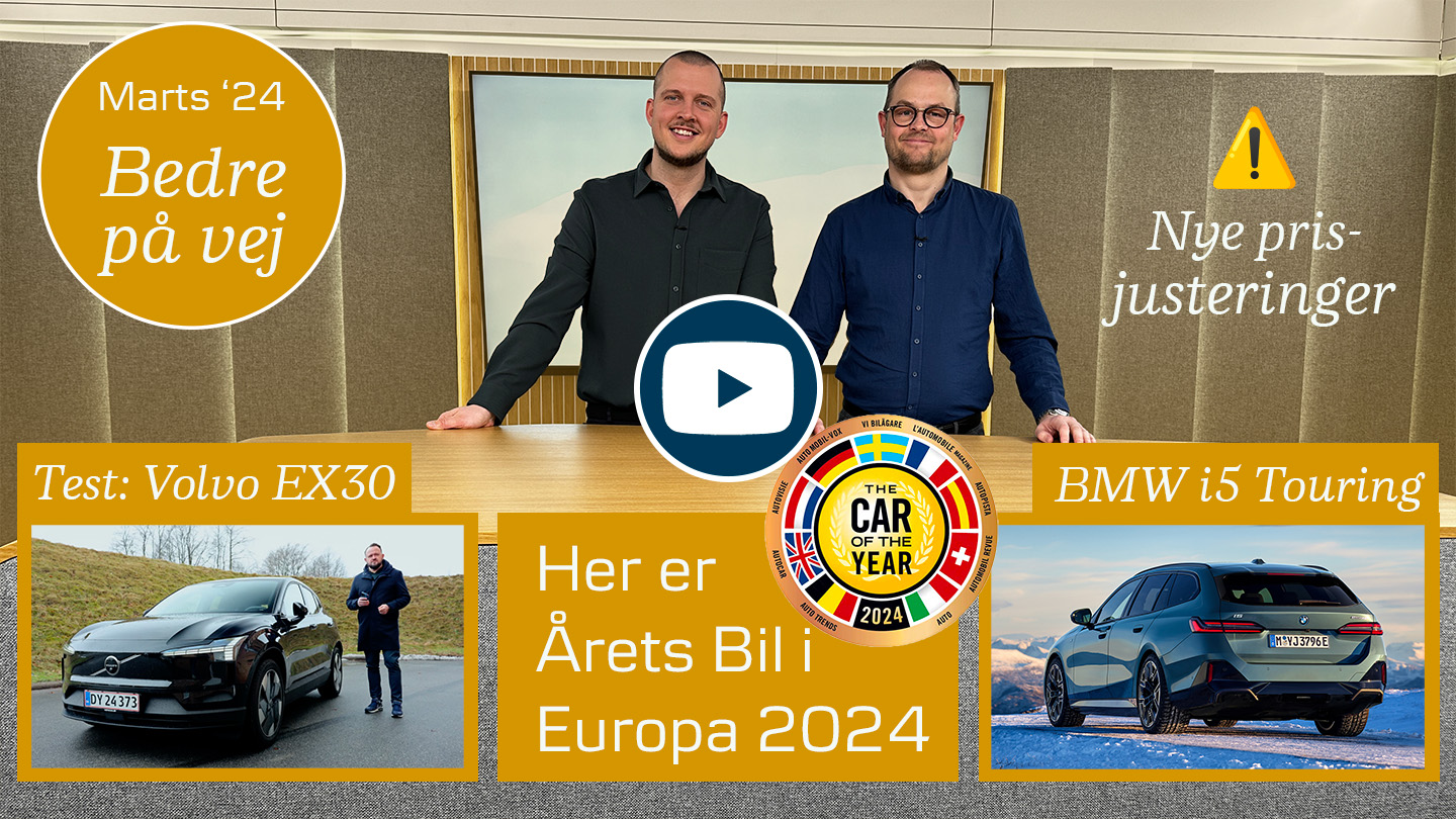 Bedre på vej: Se din firmabil-update fra Nordania | Marts 2024